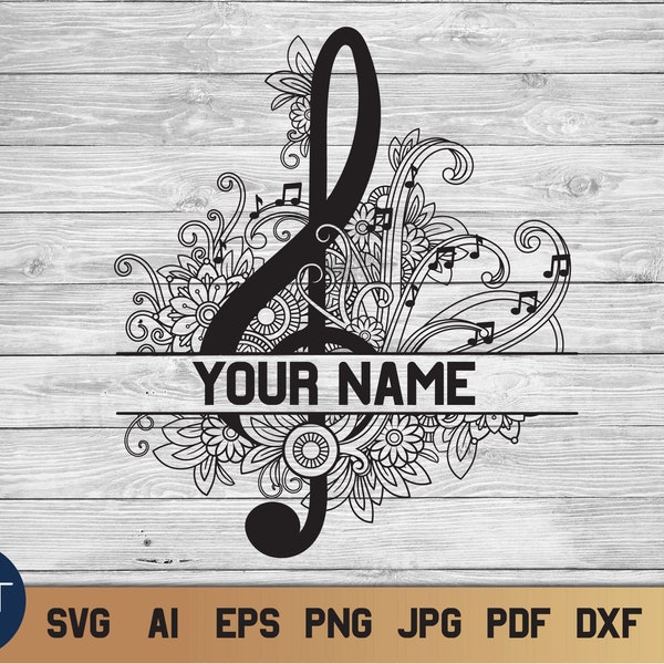 Music Notes Svg - Etsy