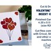 Happy Valentines Day Insert Card, Valentine Card SVG Design, Valentine ...