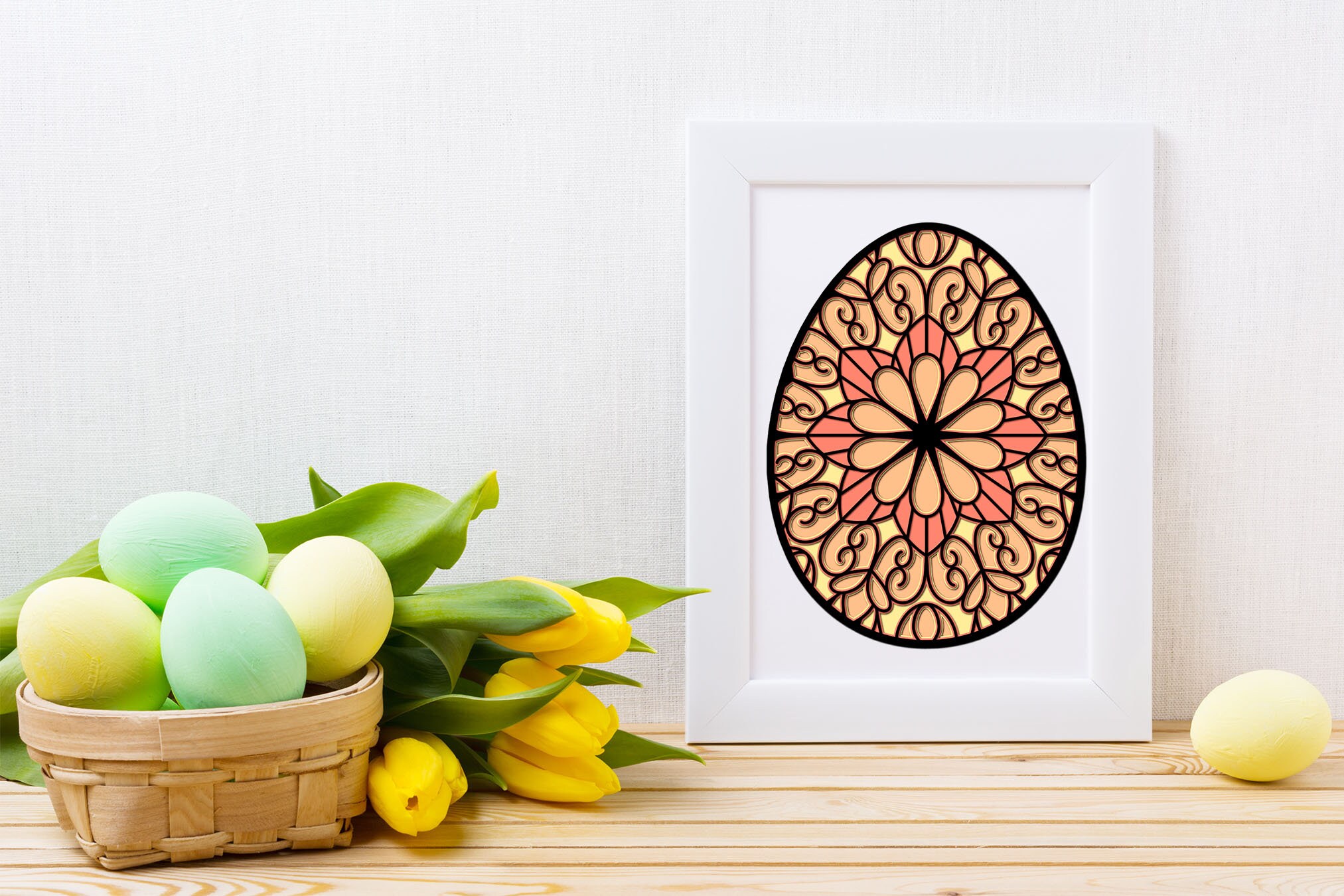 Easter Egg SVG Bundle 3D Layered SVG Easter Egg Mandalas - Etsy Australia