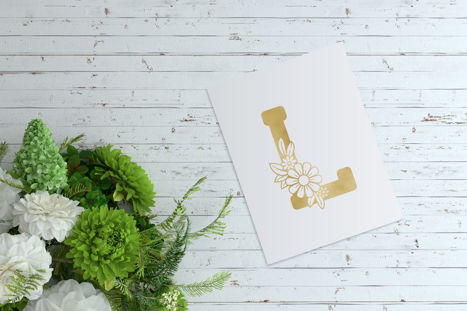 Floral Letter L SVG Monogram Letter SVG Initial SVG | Etsy