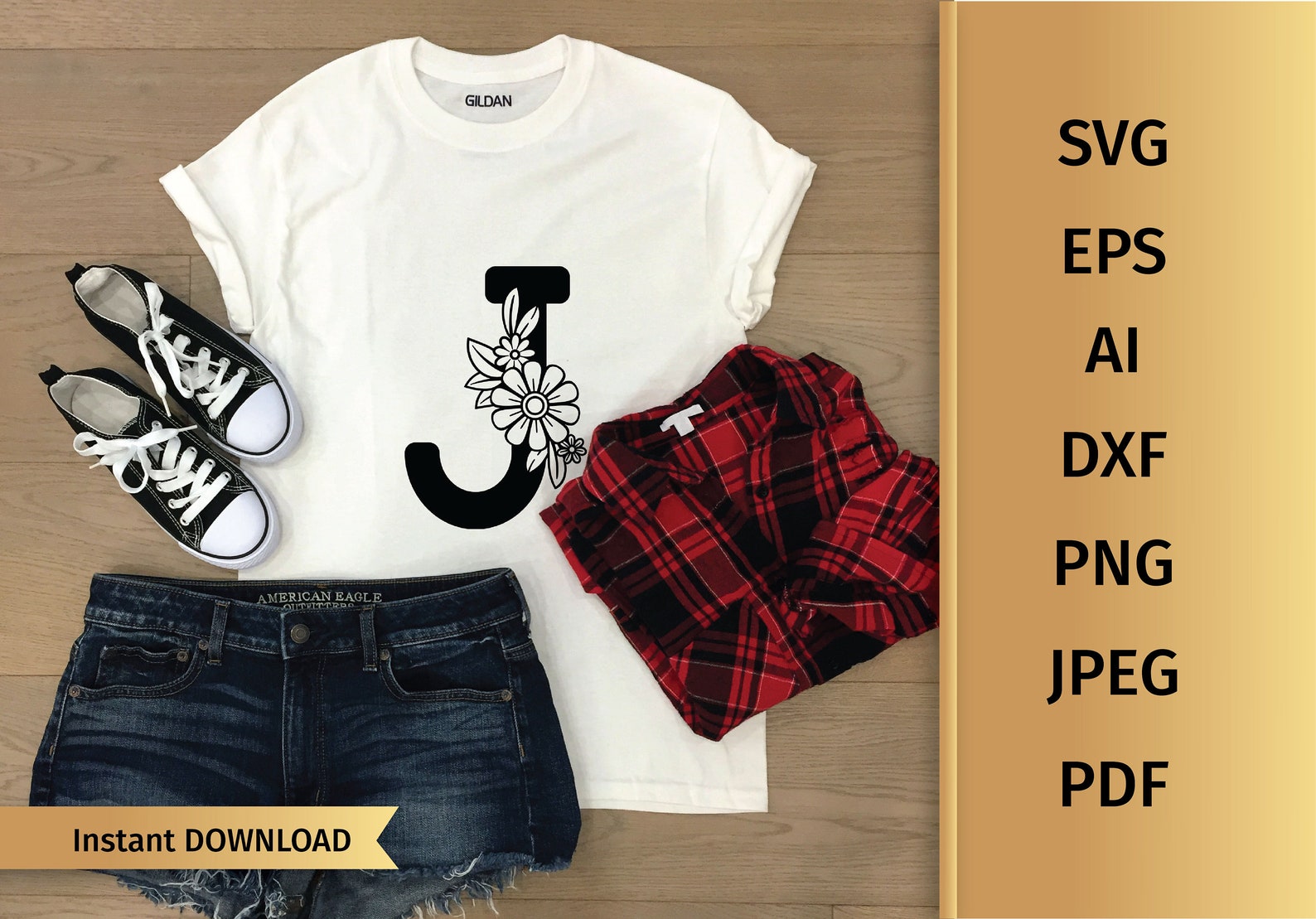 Floral Letter J Svg Flower Alphabet SVG Initial SVG - Etsy Canada