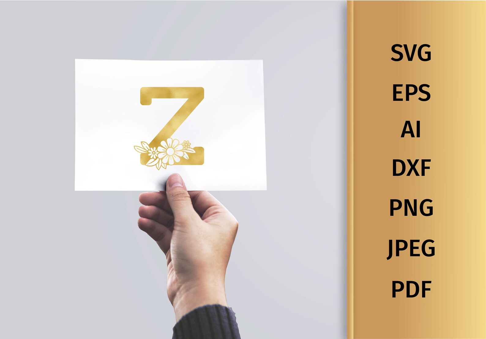 Floral Letter Z Svg Monogram Letter Svg Initial Svg - Etsy