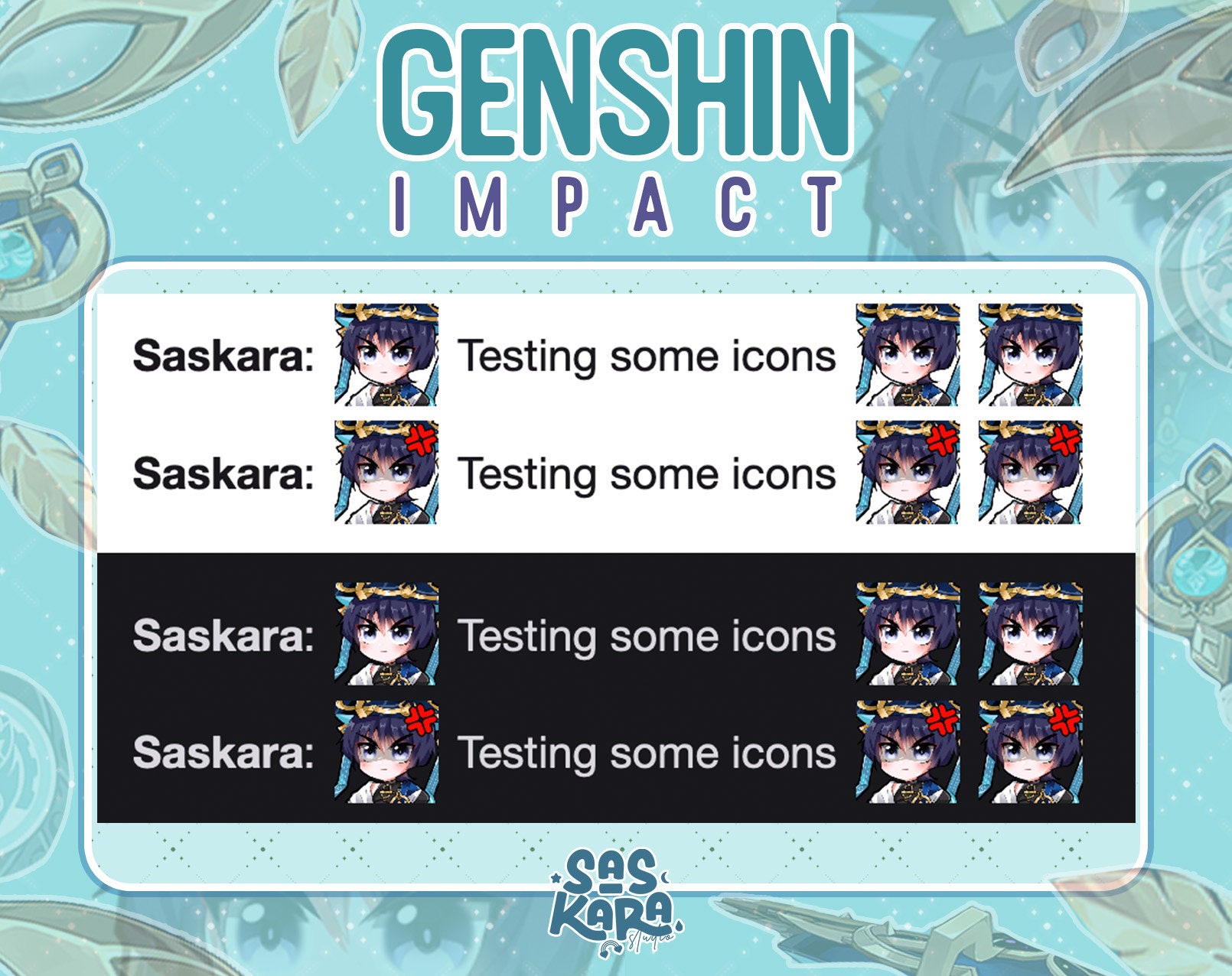 Scaramouche Angry Genshin Impact Twitch Discord Emotes Twitch Graphics ...