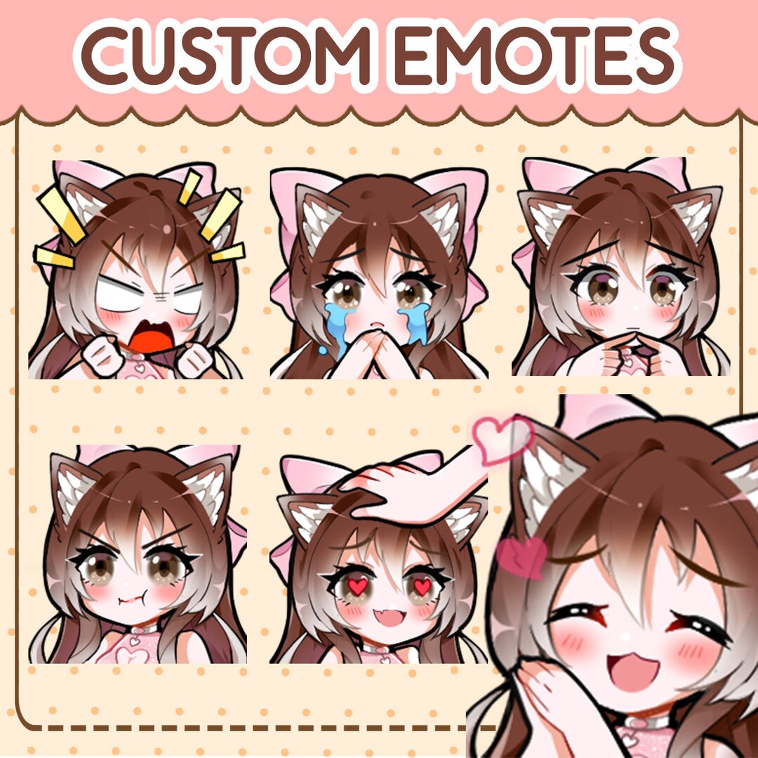 Custom Commission Twitch Discord Emotes Twitch Graphics - Etsy