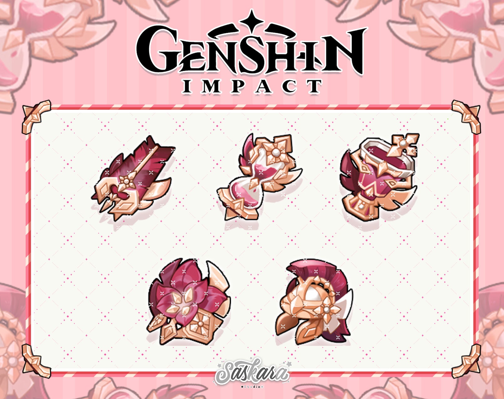 Gladiator's Finale Genshin Impact Sub Badges Twitch Youtube Discord ...