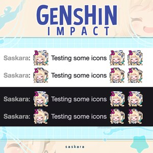 Barbara Hype Summer Genshin Impact Twitch Discord Emotes Twitch ...