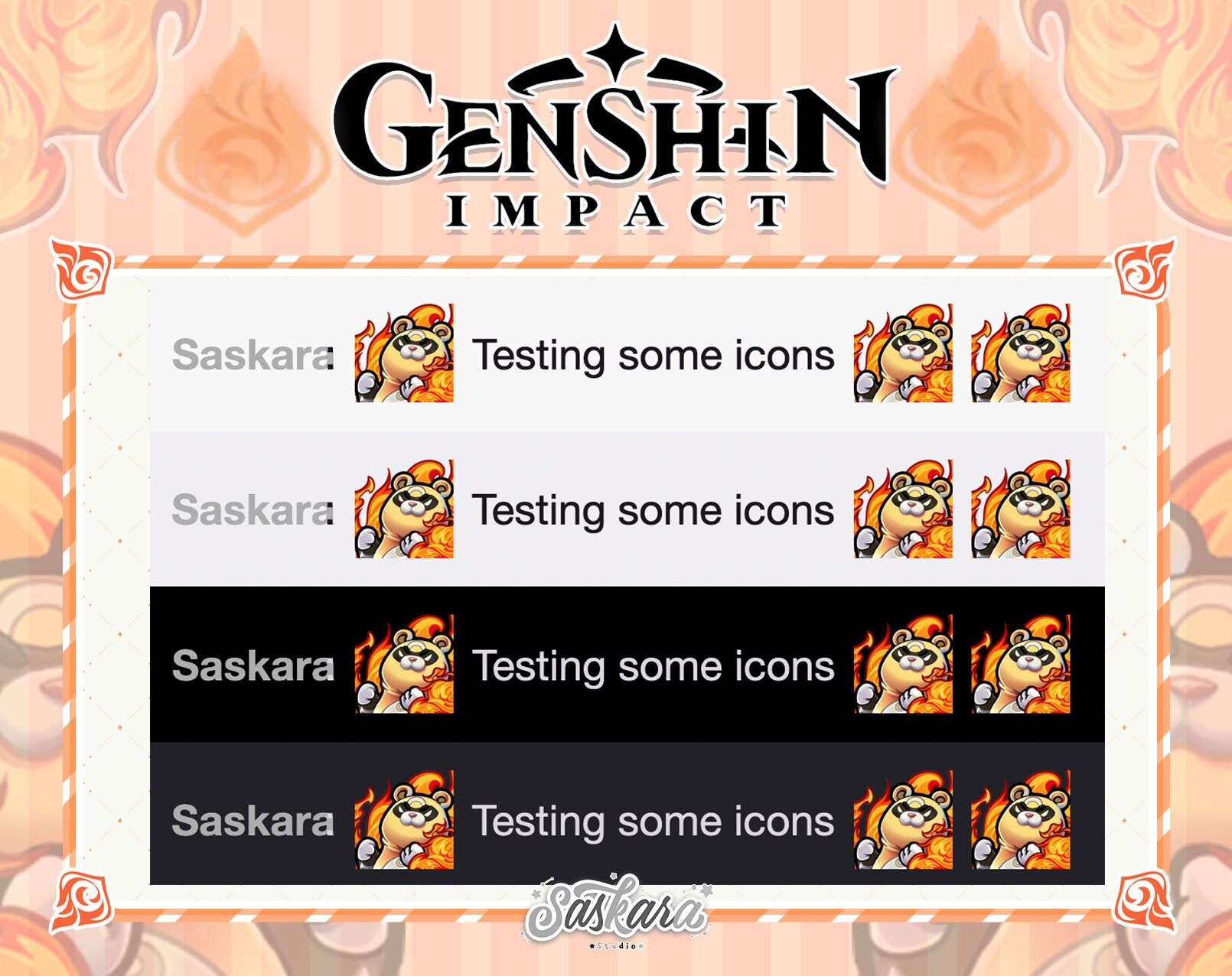 Gouba Pyro Genshin Impact Twitch Discord Emotes Twitch - Etsy Australia