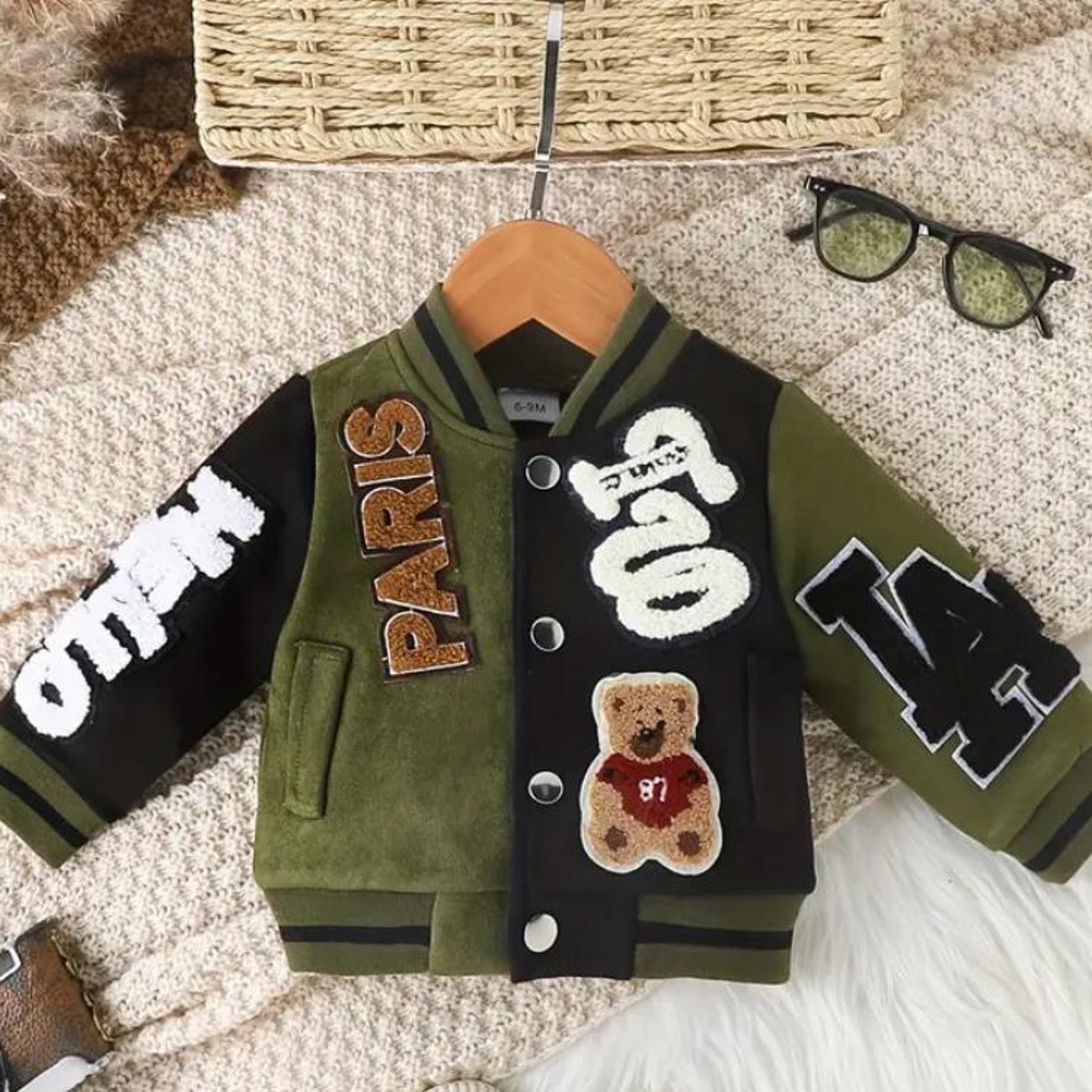 Kids Varsity Jacket – Stylish & Cozy Customizable Letterman Jacket for ...