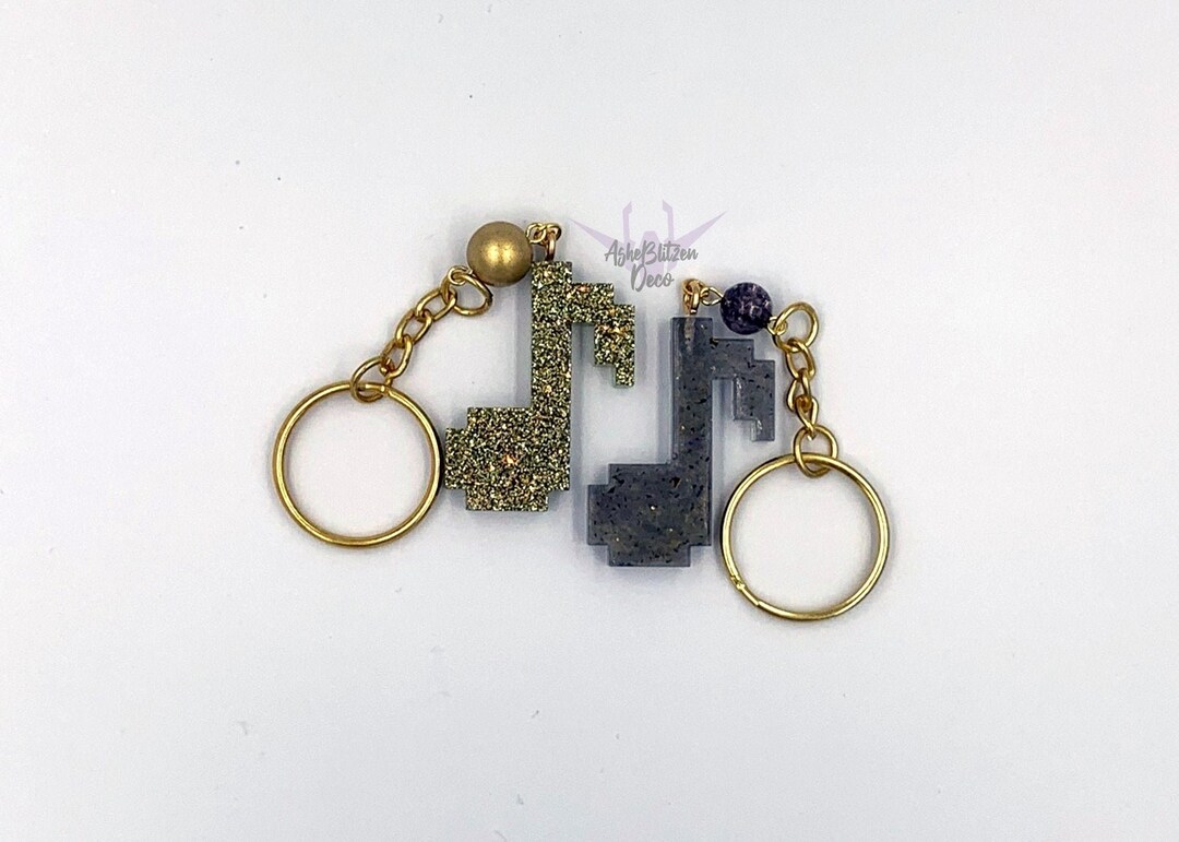 Music Note Keychains - Etsy