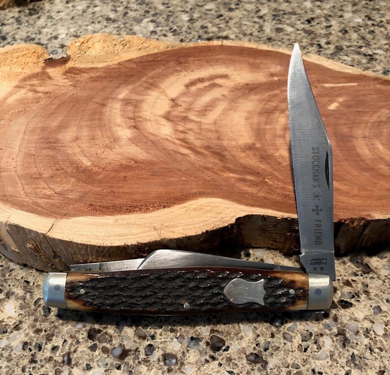 Vintage Stockman's Friend Joseph Rodgers Knife - Etsy