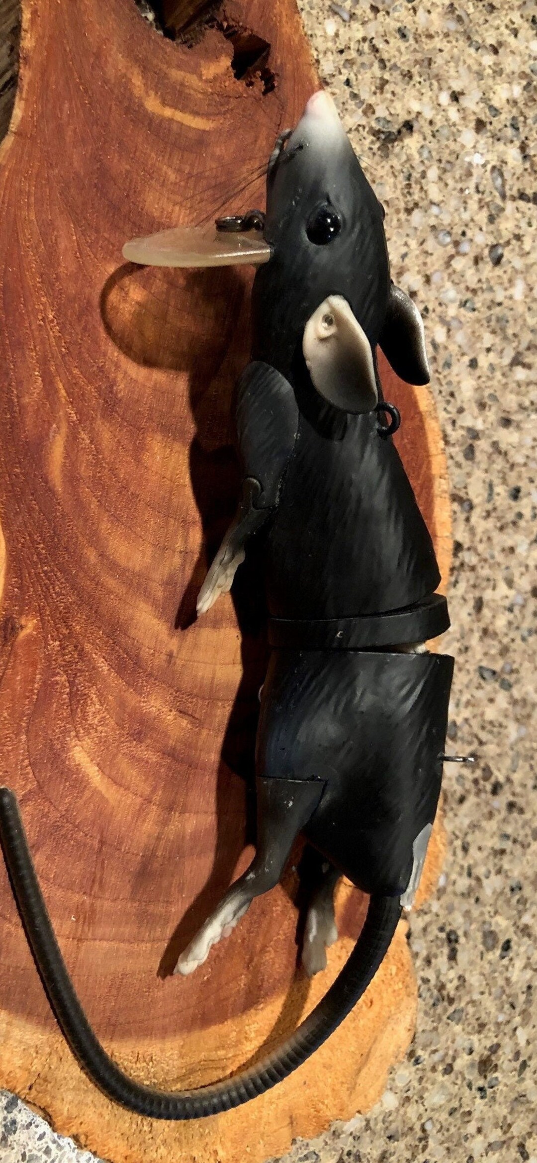 Vintage Musky Lure, the Rat - Etsy