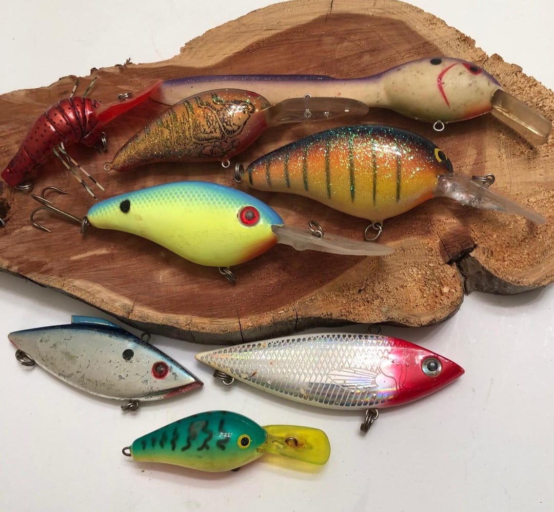 Vintage Bass Lures - Etsy