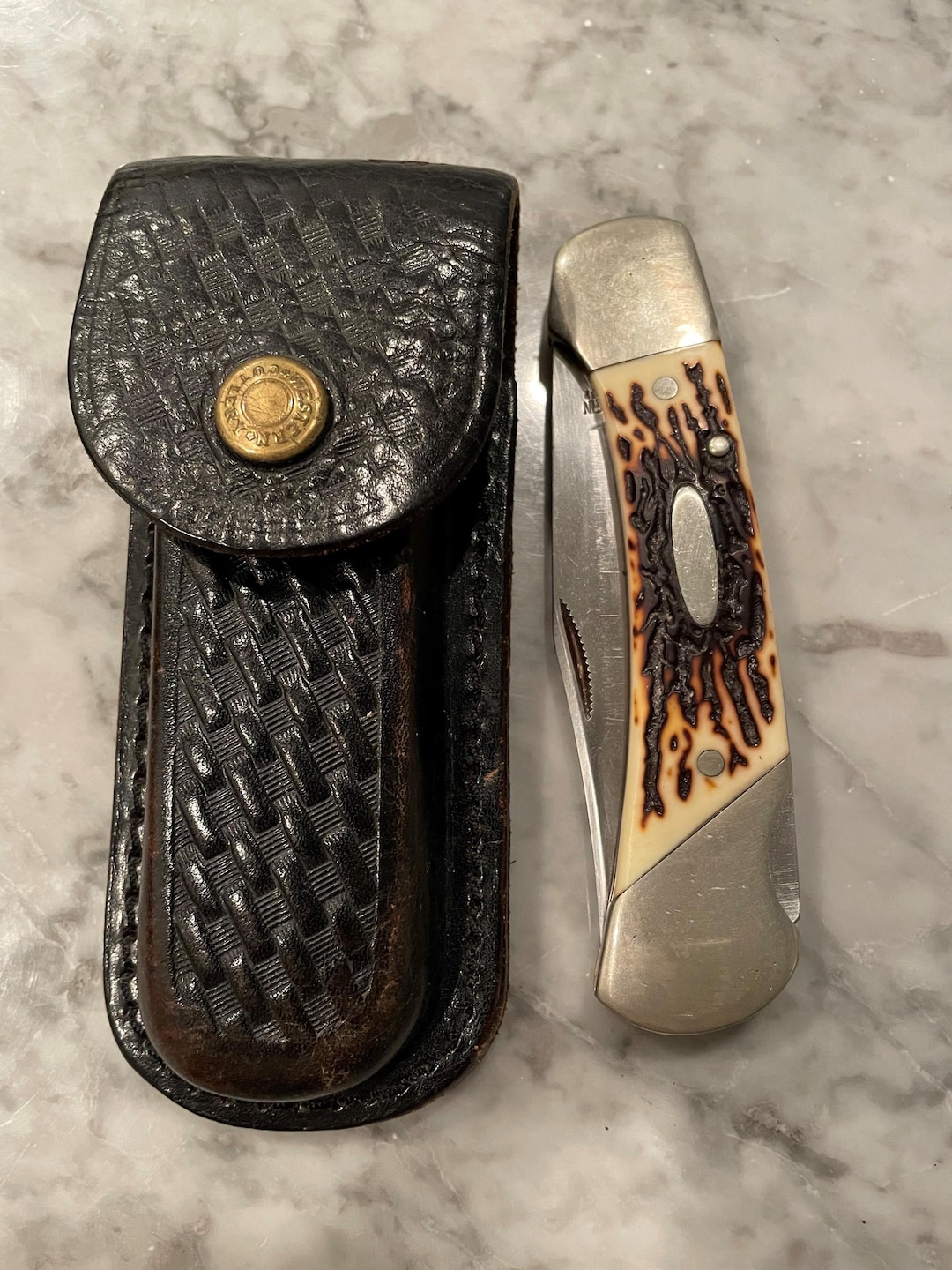 Vintage Western 542E Lockback Hunting Knife - Etsy