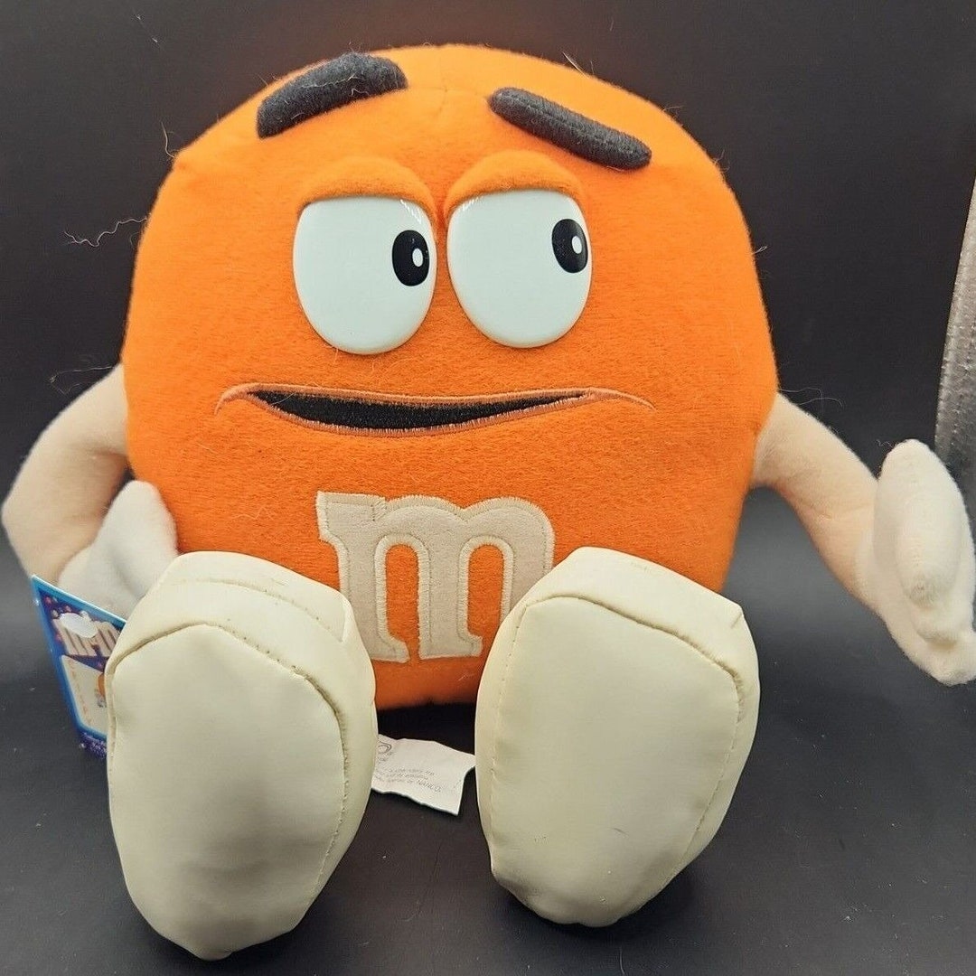M&M Orange Crispy Character Plush Toy 2001 - Etsy