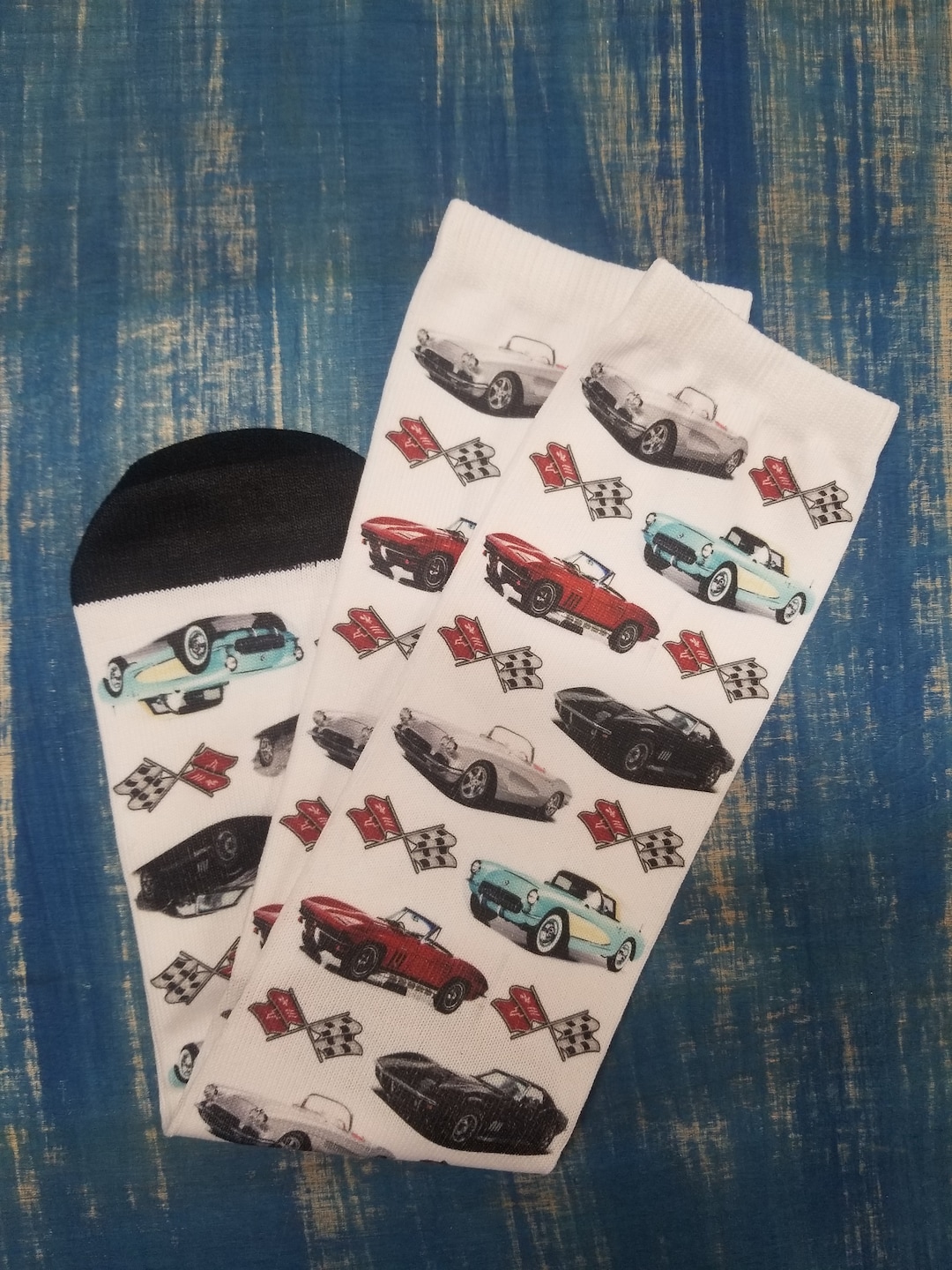Men's Corvette Classic Car Dress Socks - Etsy
