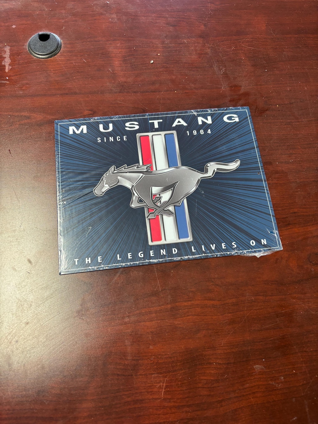 The Legend Lives On" Ford Mustang Metal Sign - Etsy