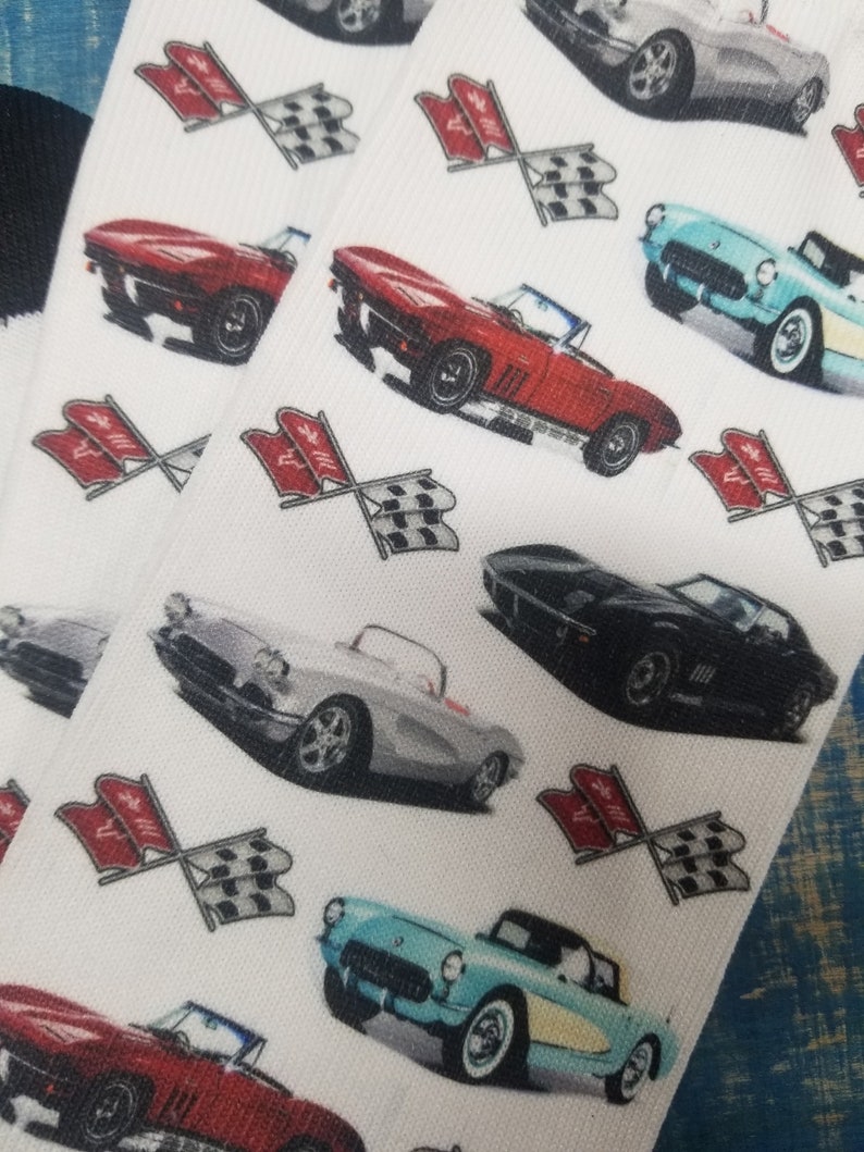 Men's Corvette Classic Car Dress Socks - Etsy