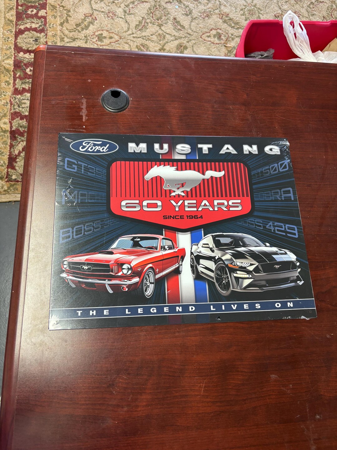 Ford Mustang 60 Years Metal Sign - Etsy