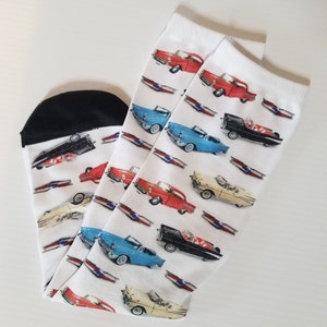 Men's 1957 Chevy Bel Air Classic Car Dress Socks - Etsy