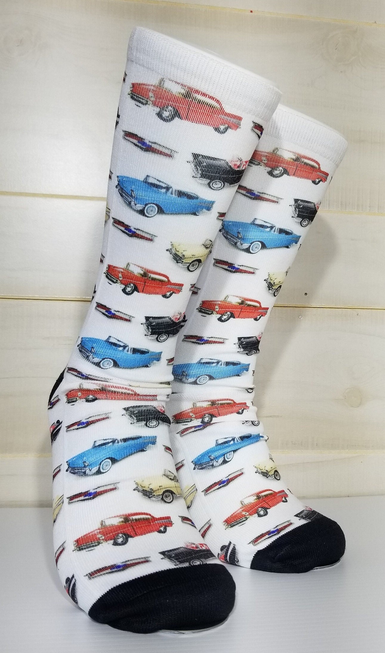 Men's 1957 Chevy Bel Air Classic Car Dress Socks - Etsy