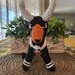 Houndoom Amigurumi Plush / Handmade Crochet Plush / 10 Tall / 100% ...