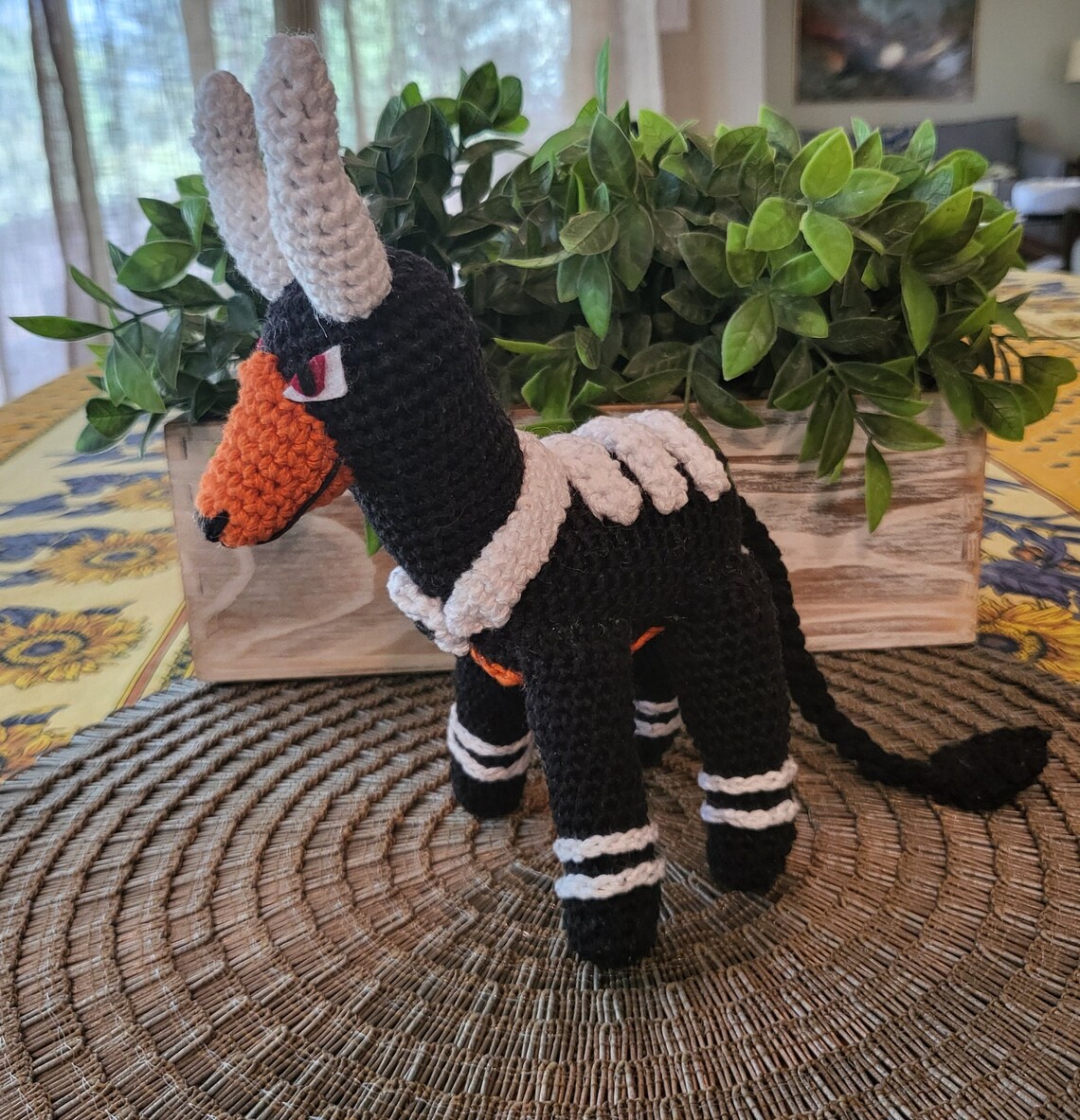 Houndoom Amigurumi Plush / Handmade Crochet Plush / 10 Tall / 100% Cotton Yarn - Etsy