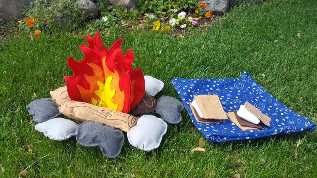 Felt Campfire Set - Etsy