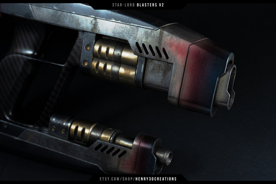 Star Lord Blaster V2 - LED Guardians of the Galaxy Starlord Blaster STL ...