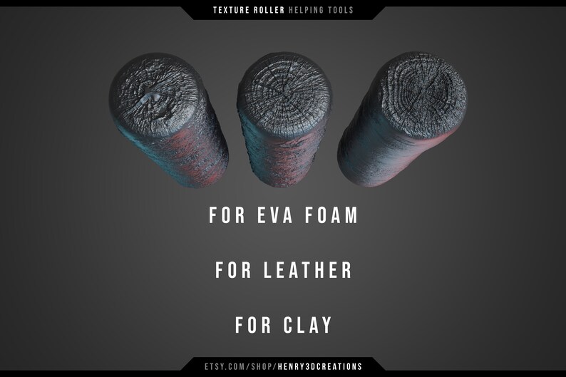 Texture Roller Wood Grain for Cosplay. STL File to Print. 3D Printing ...