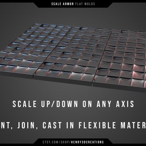 Thor Scale Armor Flat Mold STL Files. Scales for Cosplay Costume ...