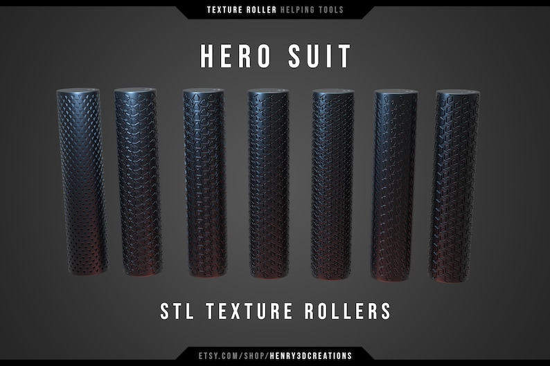 Texture Roller Hero Pattern for Cosplay. STL File to Print. 3D - Etsy