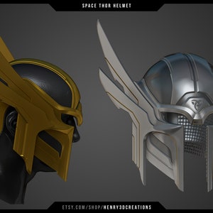 Thor Mandalorian Helmet 3D Printable STL File. Thor Armor. Space Thor ...