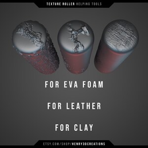 Texture Roller Damage Texture for Cosplay. STL File to Print. 3D ...