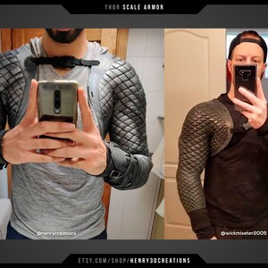 Thor Armor Pattern Cosplay. Thor Scale Armor STL Files. Thor Sleeves ...