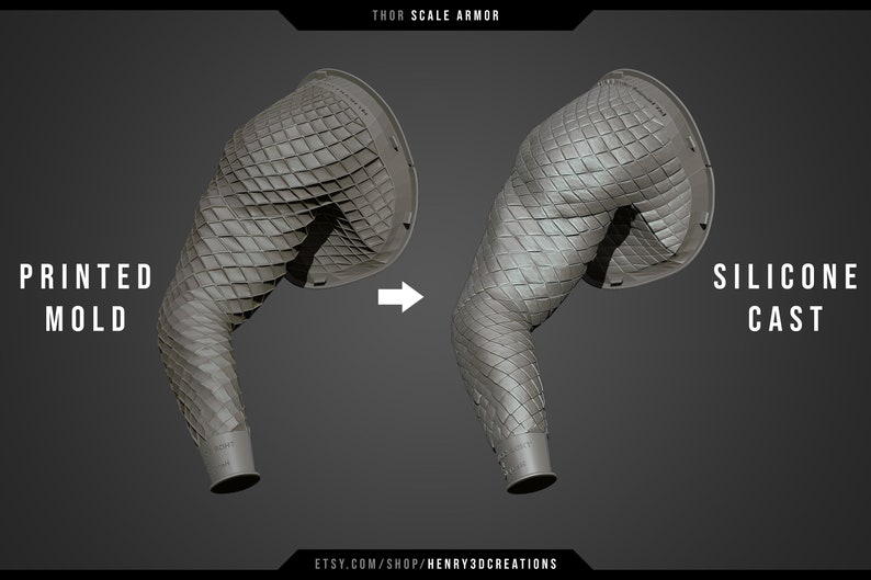 Thor Armor Pattern Cosplay. Thor Scale Armor STL Files. Thor Sleeves ...