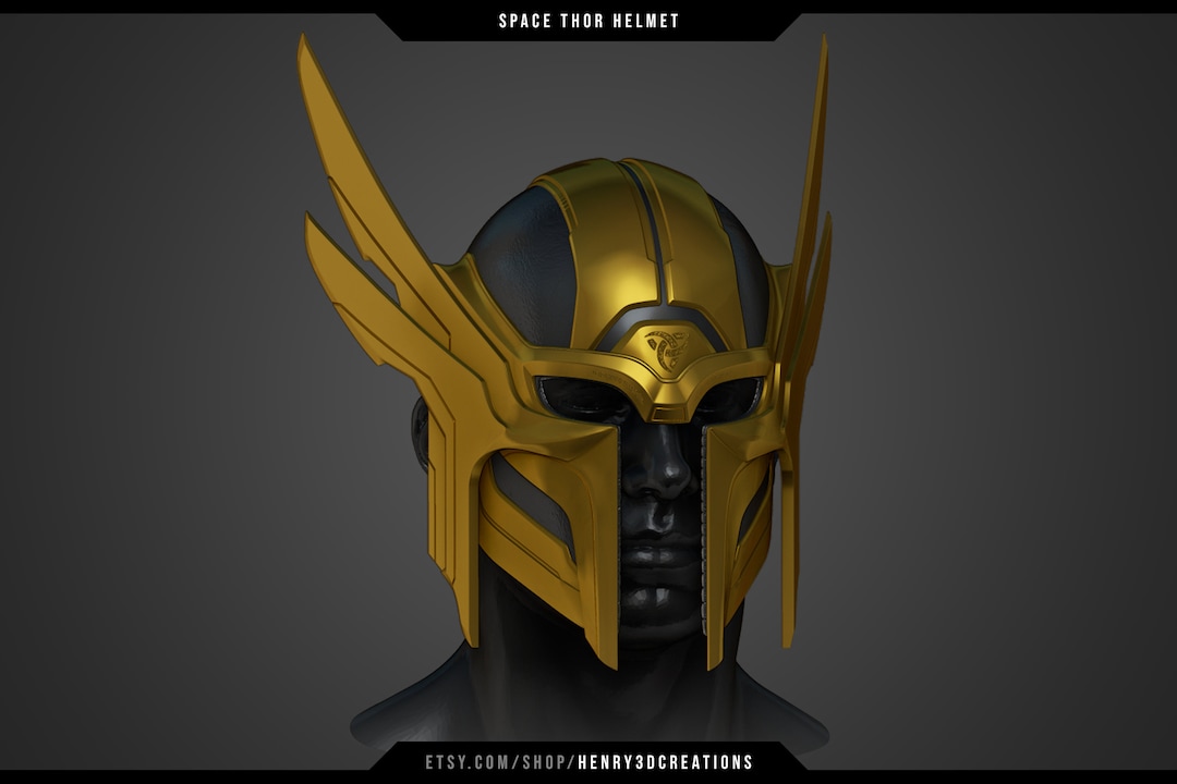 Thor Mandalorian Helmet 3D Printable STL File. Thor Armor. Space Thor ...