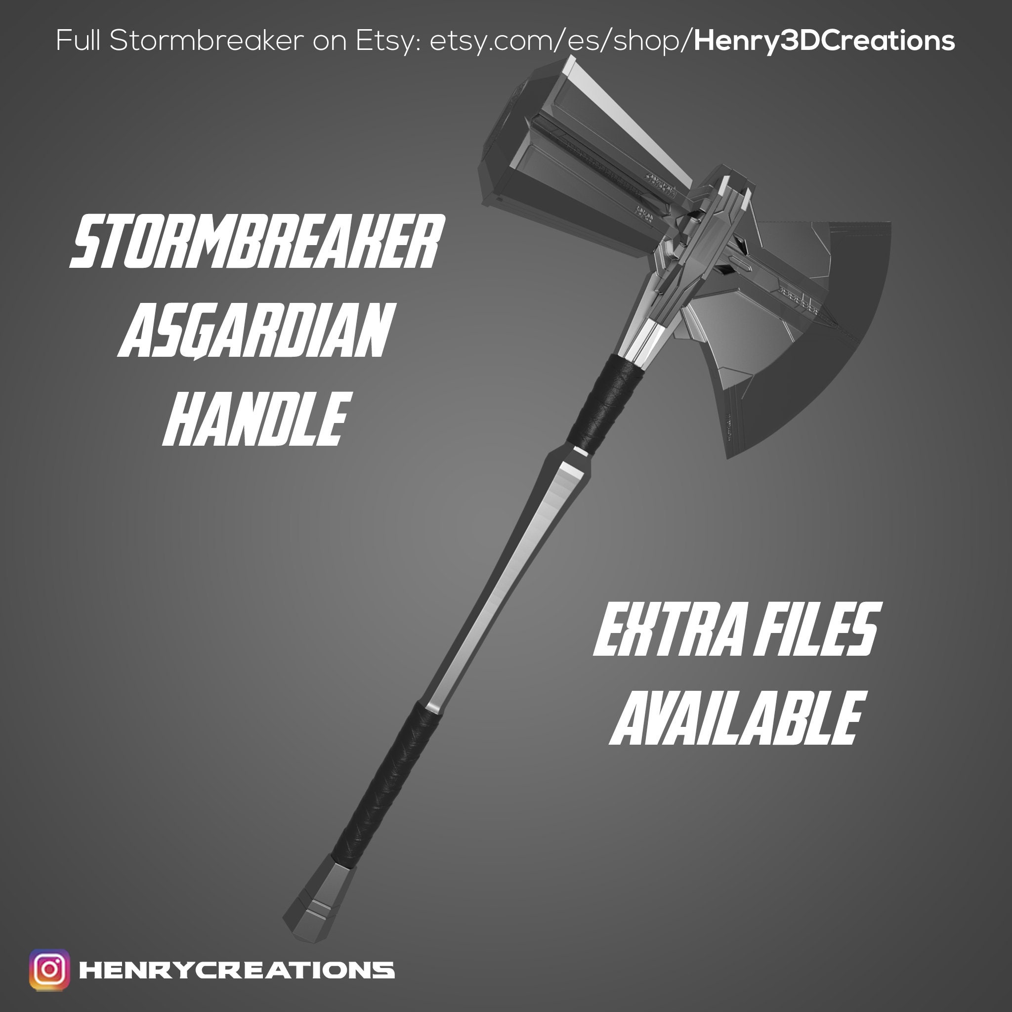 Stormbreaker Ultra Detailed 3D STL Model for Cosplay. Incredibly ...