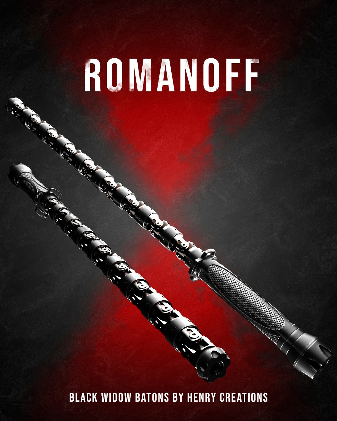 Black Widow Baton Super Accurate. Avengers. 3D Printable Model for ...