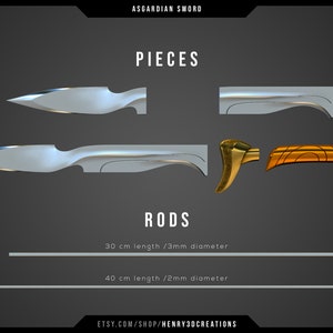 Asgard Sword. STL 3D File for 3D Printing. Thor Sword Armor. Dagger - Etsy