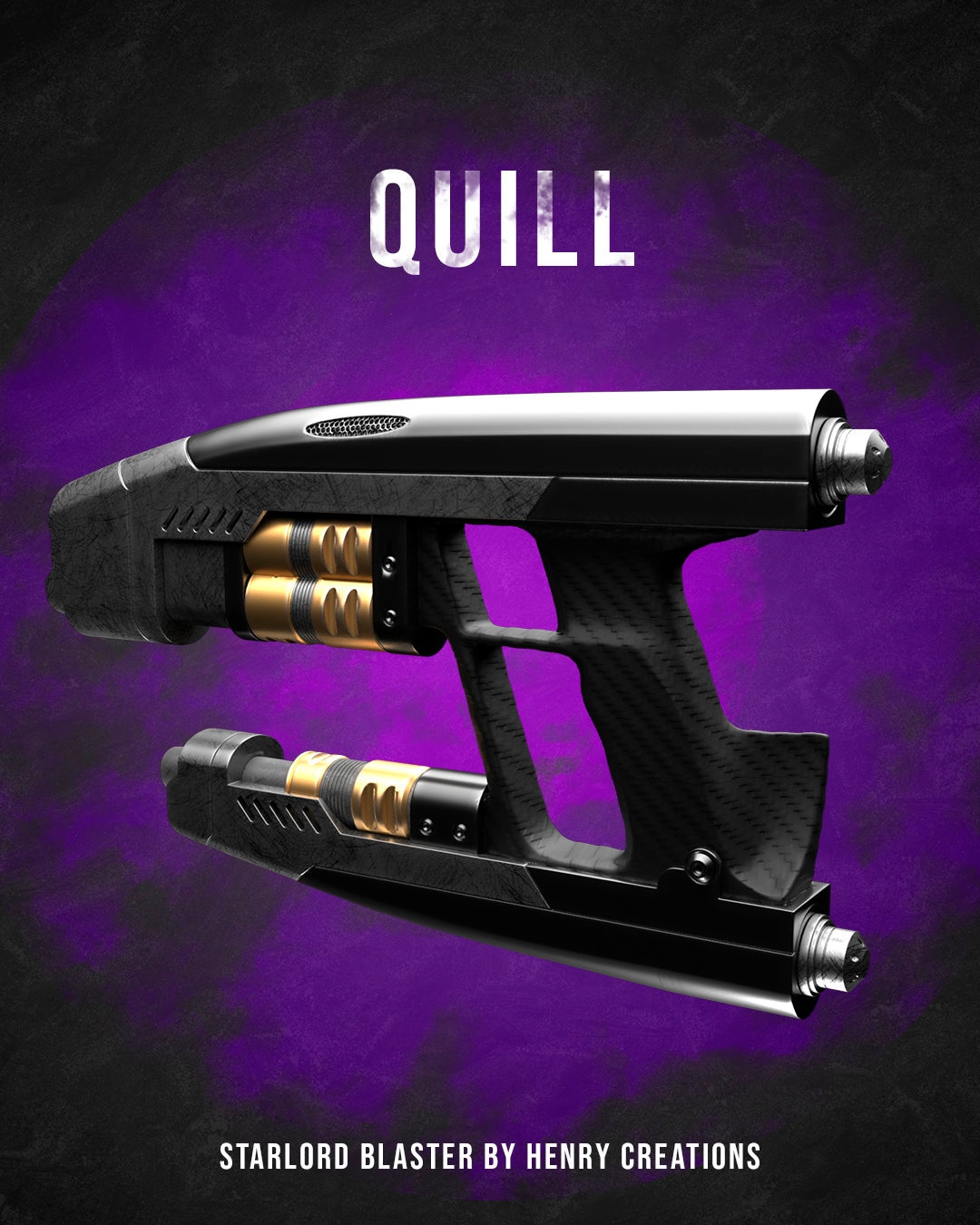 Star Lord Blaster. Incredibly Accurate 3D Printable Model for Cosplay ...