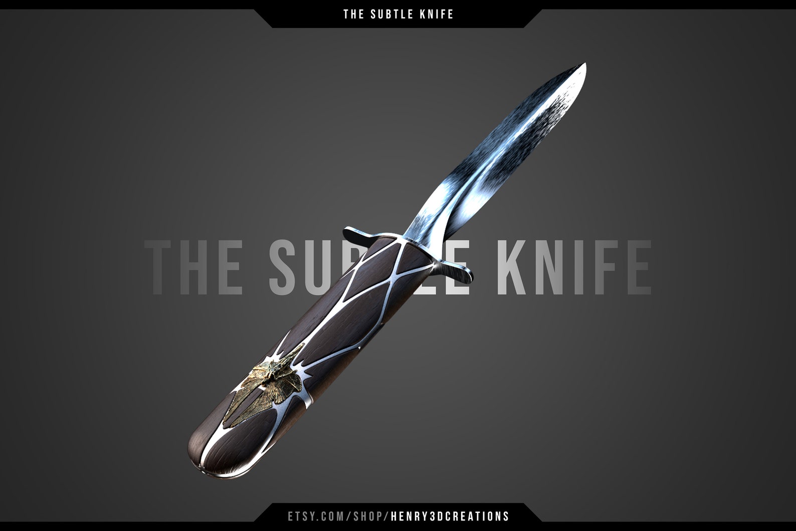 His Dark Materials 3D Printable the Subtle Knife. STL File - Etsy