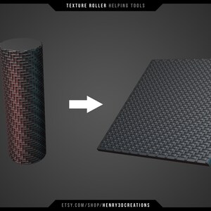 Texture Roller Sci-fi for Cosplay. STL File to Print. 3D Printing. Eva ...