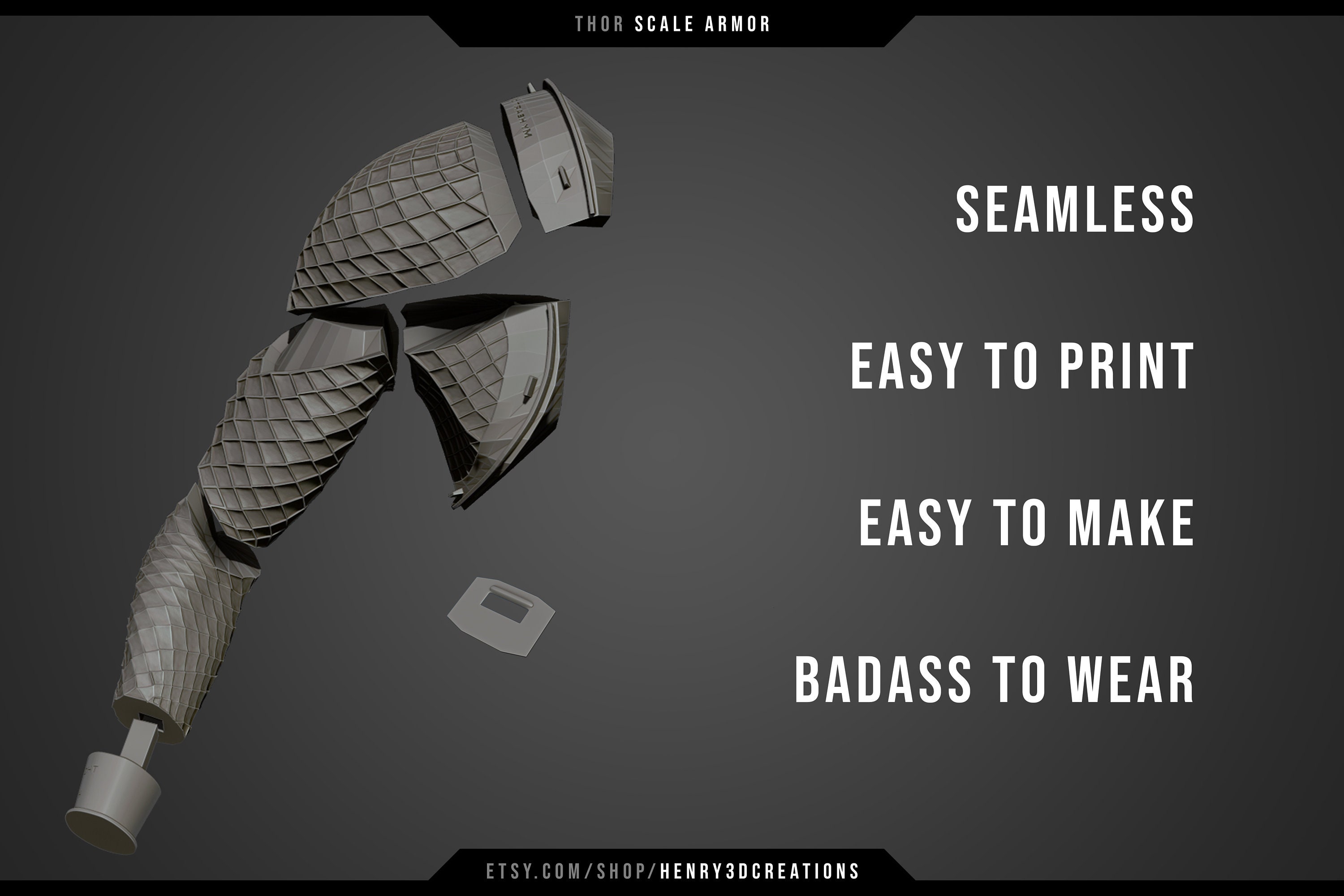 Thor Armor Pattern Cosplay. Thor Scale Armor STL Files. Thor - Etsy UK