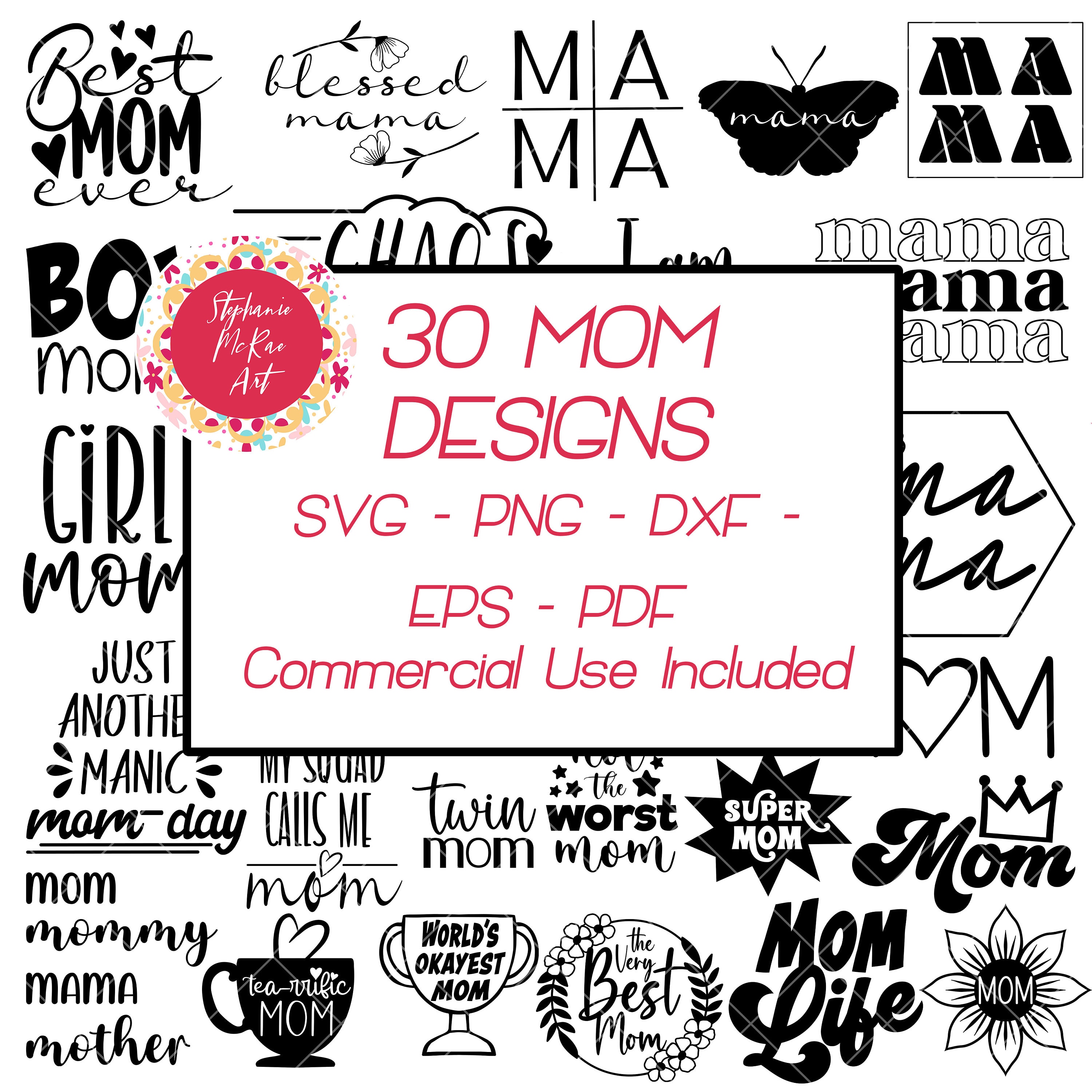 Mom Svg Bundle Mom Quotes Svg Png Mama Svg Mom Life Svg - Etsy Canada