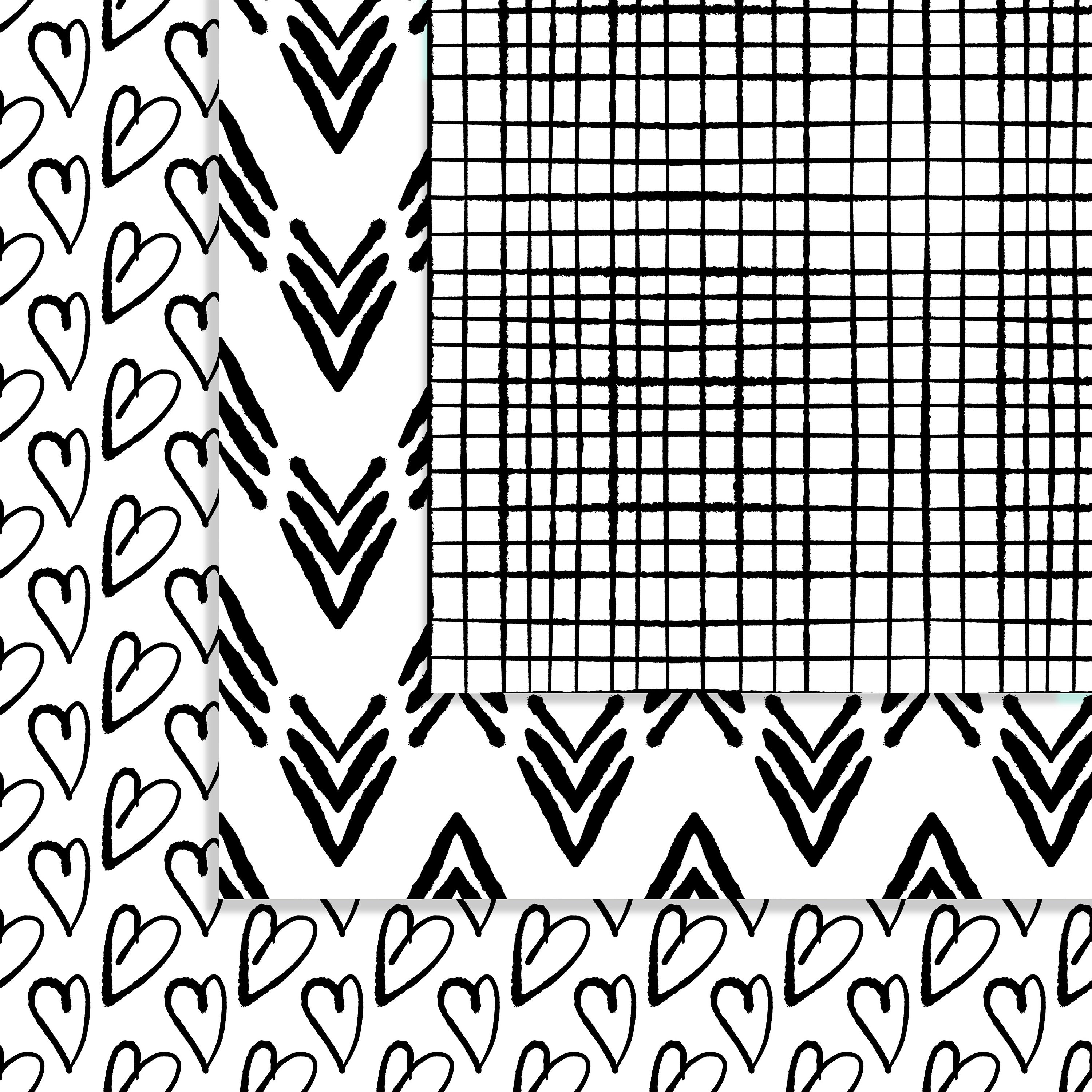 Inky Doodles Digital Paper Pack Commercial Use Digital - Etsy