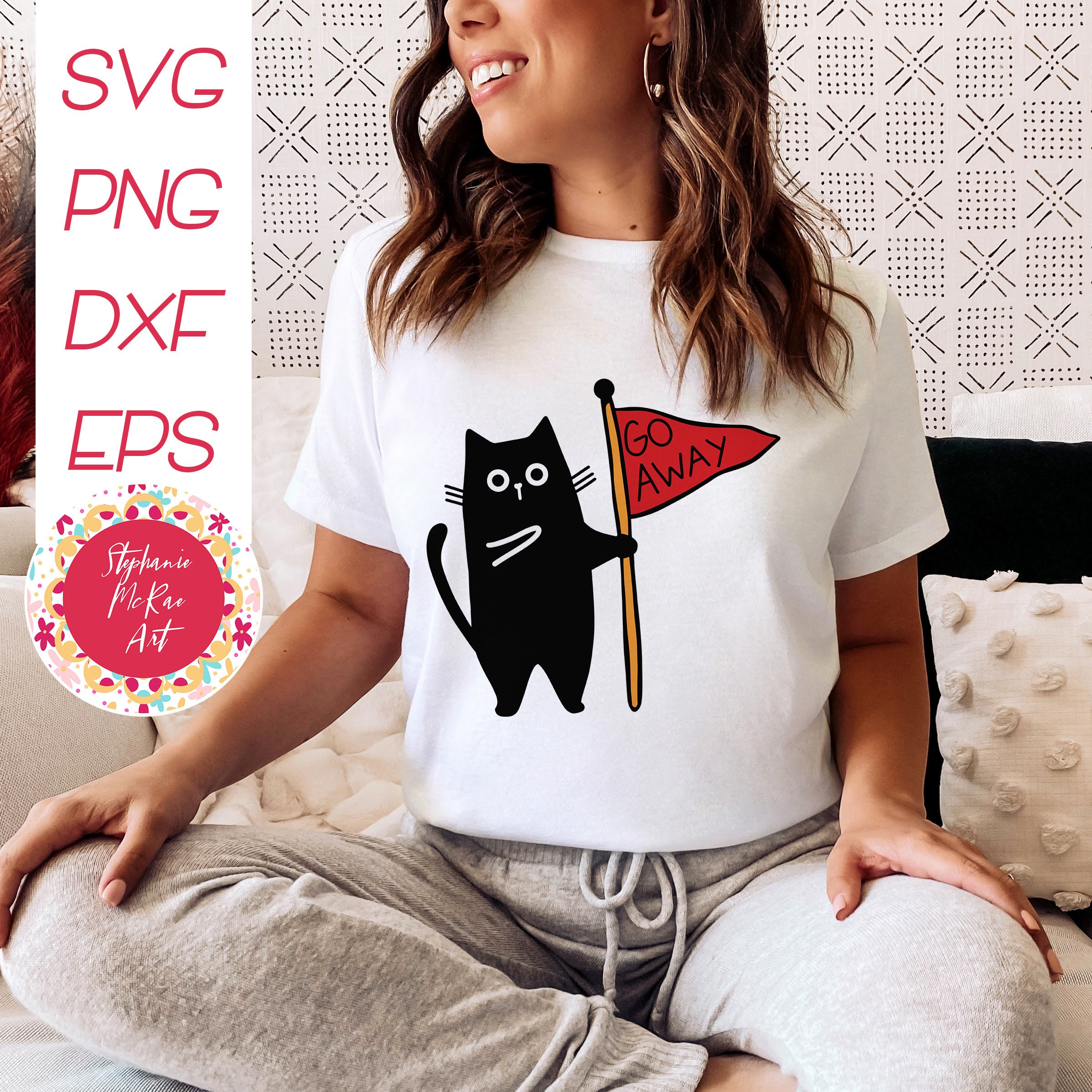 Go Away Cat Svg Cat Svg Funny Cat Svg Quote Svg Sarcastic - Etsy Canada