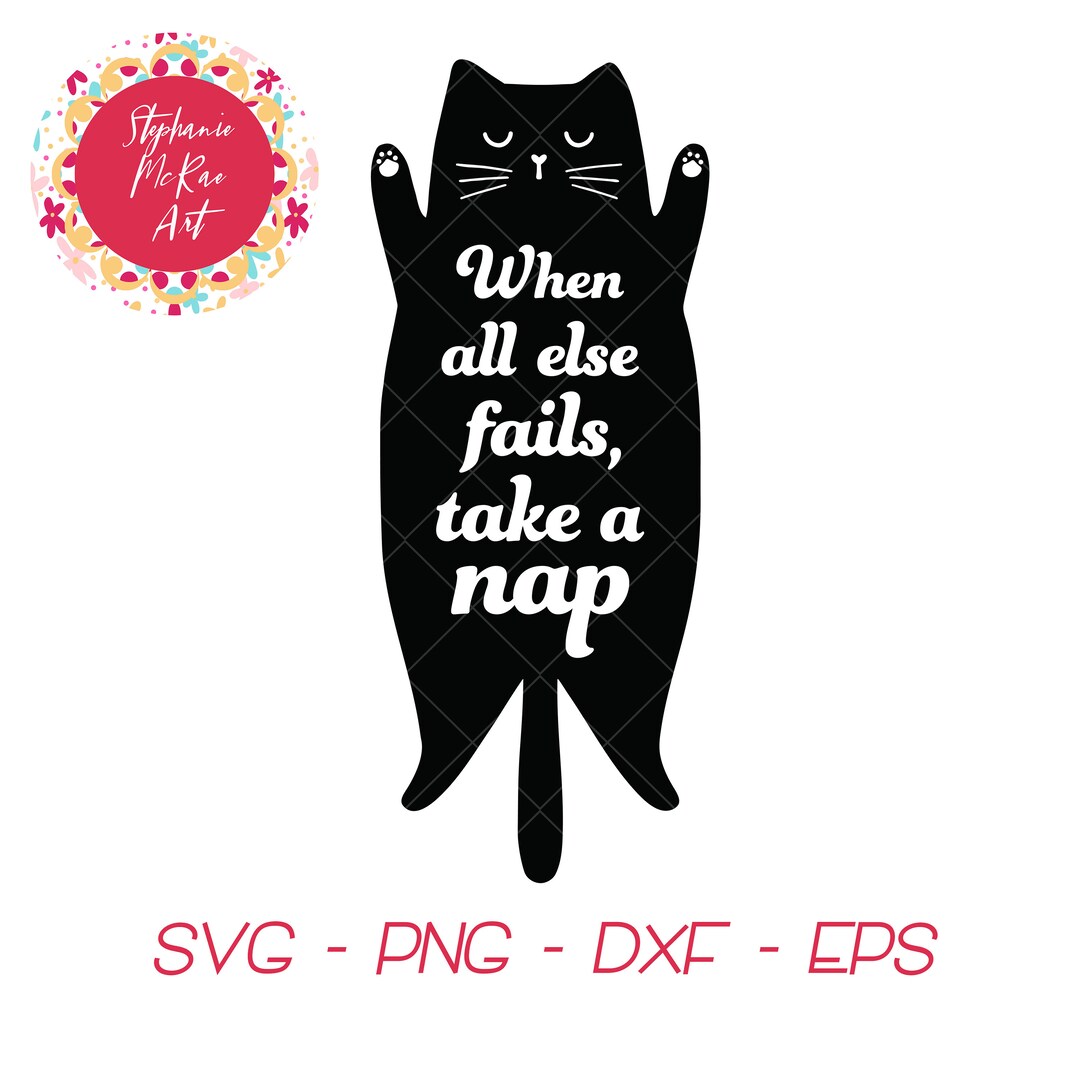 Cat Nap Svg, Cat Lover Svg, Cat Lady Svg, Cat Svg, Cat Png, Digital ...