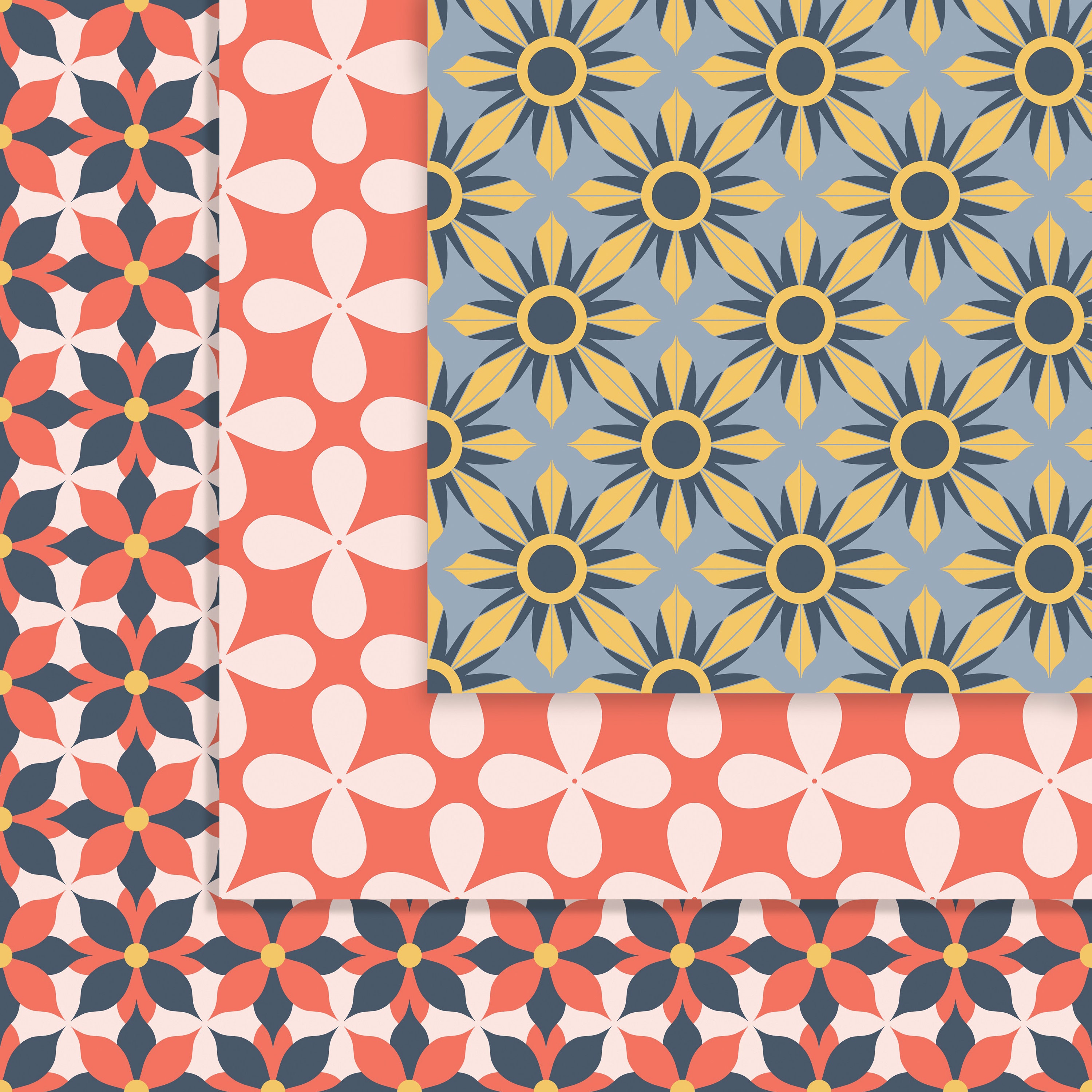 Pretty Floral Digital Paper Pack Digital Download Seamless - Etsy