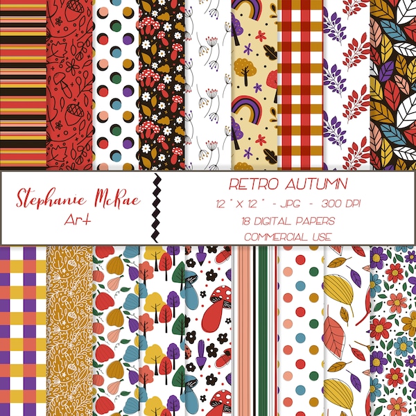 Autumn Digital - Etsy