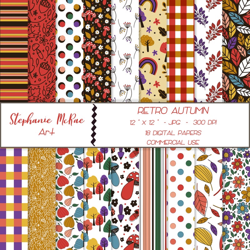 Autumn Digital - Etsy